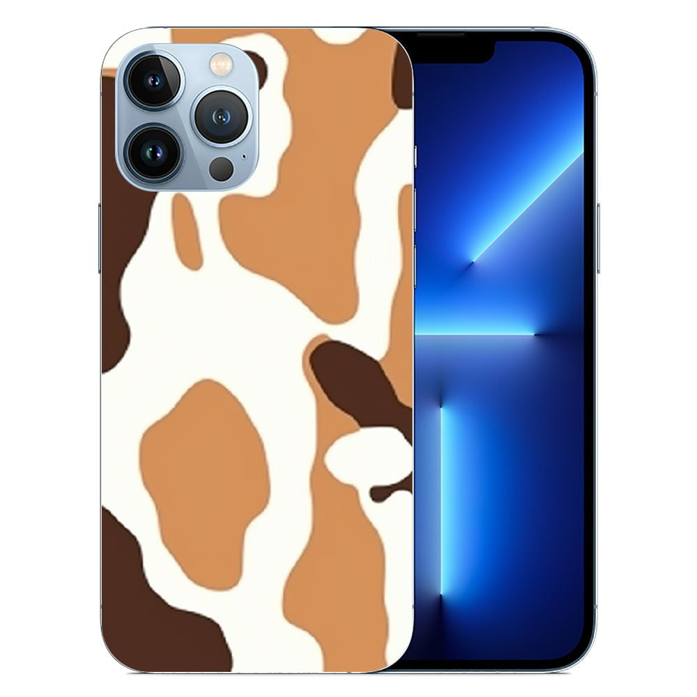 QZHH for iPhone 15 Pro Case Cow Pattern iPhone Case with Camera Protection,Silicone iPhone ...
