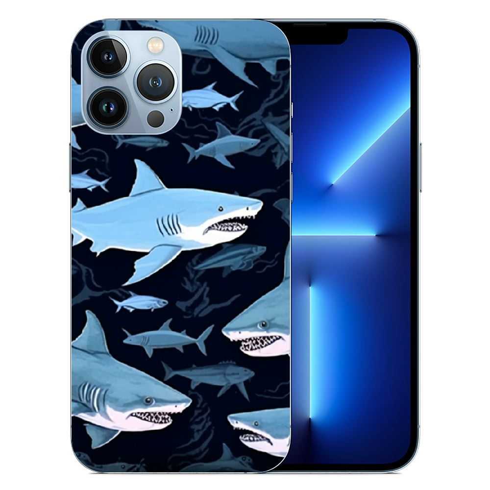 COMIO iPhone 15 Shark Blue Ocean Case Sharks Lover Case - Walmart.com