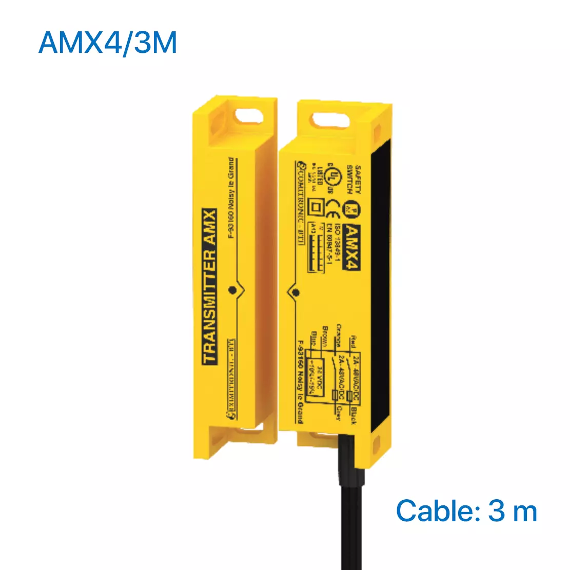 COMITRONIC-BTI Safety Switch Stand Alone Contactless Coded Sensor, Article Number: AMX4/3M ...