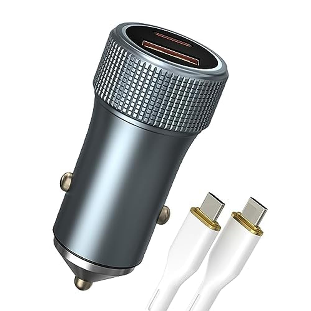 COMLZD Car Charger 40W USB C Fast Charging Adapter Compatible iPhone, Type C Car Charger with ...