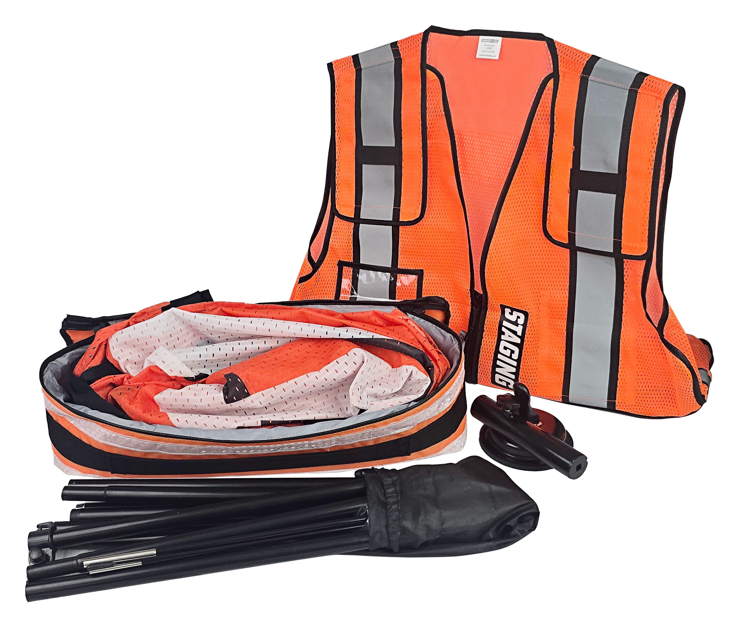 COMMAND GOBAG™ Staging Compact Kit, Orange, Including Staging 17' Flag ...
