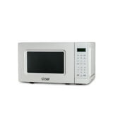 Commercial Chef Slim Microwave Oven, 0.7 cu ft, 10 Power Levels, White ...