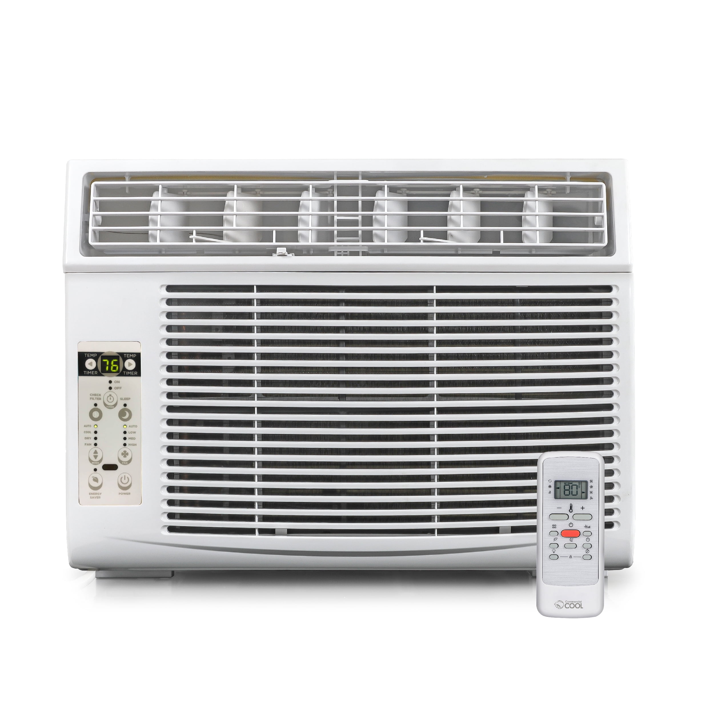 Commercial Cool 14,500 BTU Window AC, Remote Control, Adjustable ...