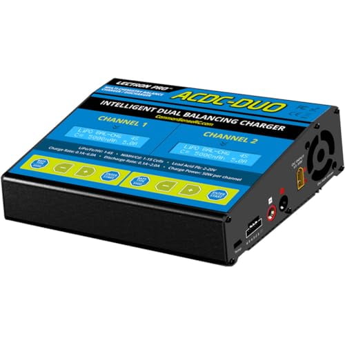 COMMON SENSE RC ACDC-DUO Two-Port Multi-Chemistry Balancing Charger ...