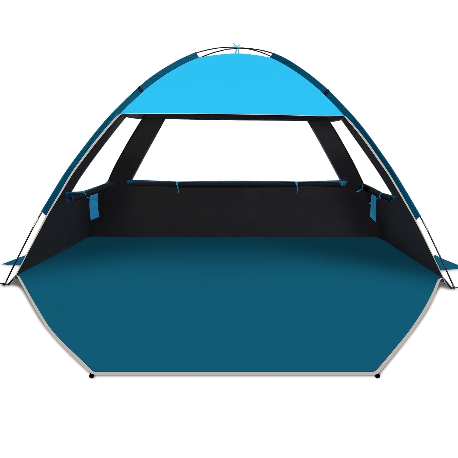 Commouds Beach Tent, UPF 99+ Sun Shelter for 4-5 People, Easy Set-Up ...