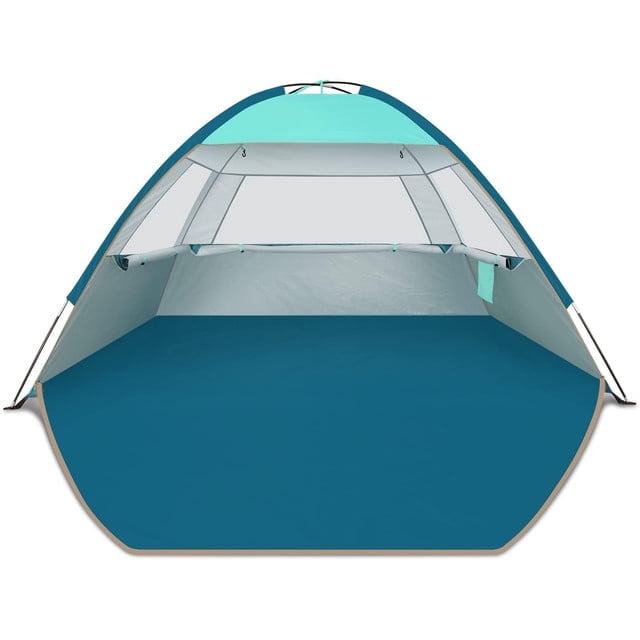 COMMOUDS Beach Tent for 4-5 People, UPF 50+ Sun Protection, Lightweight ...
