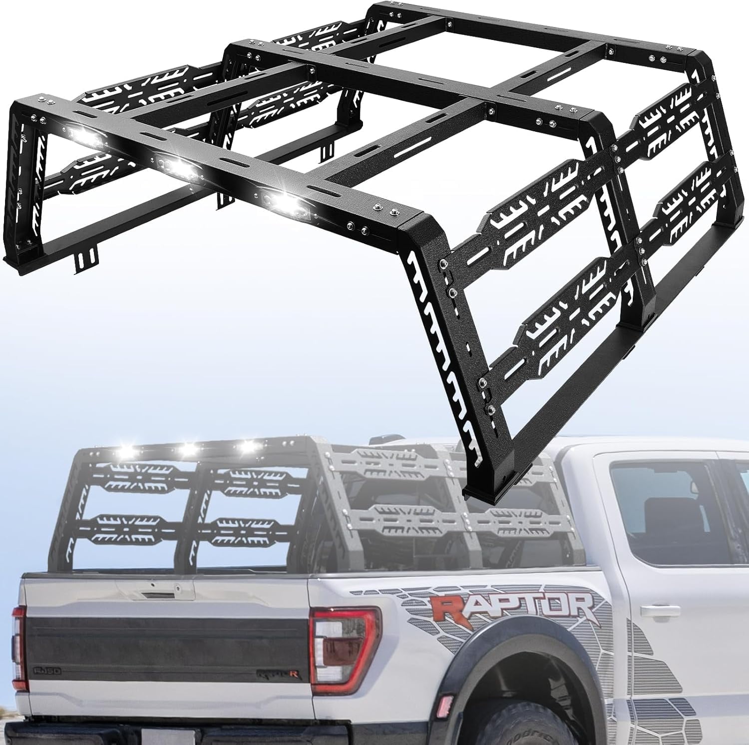 COMNOVA AUTOPART Overland Bed Rack for Full Size Truck 22.5" Bed Rack ...