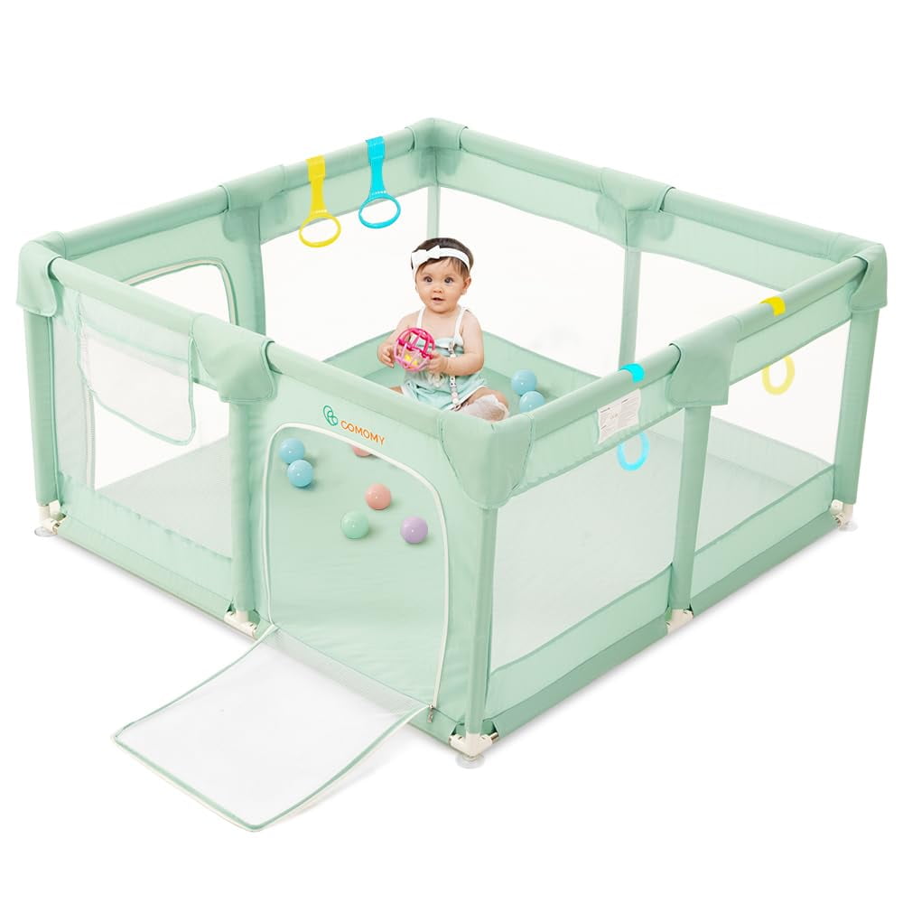 COMOMY Playpens for Babies and Toddlers, Small Baby Play Pens, Activity ...