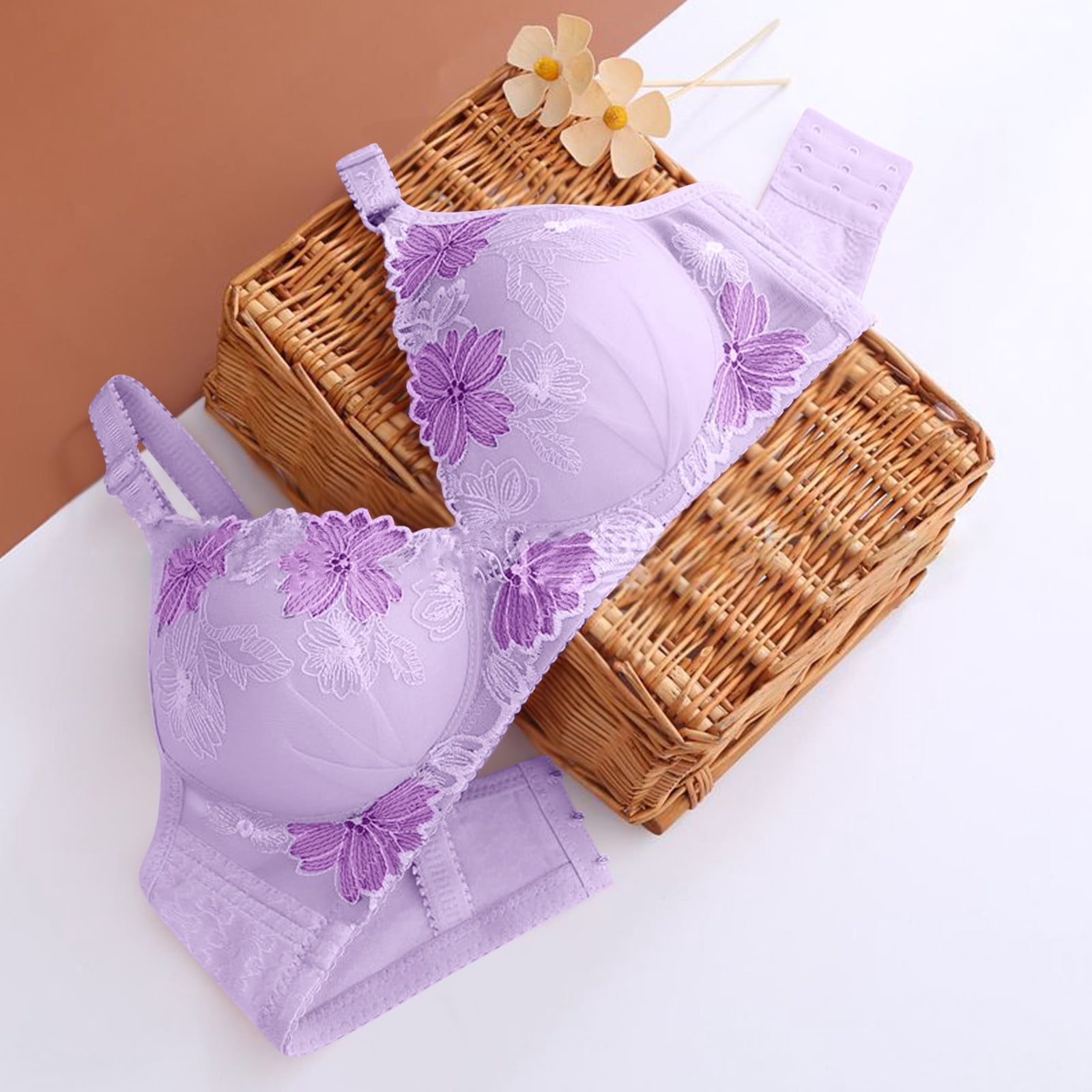 COMOREBI Bras for Women Wireless Woman Sexy Ladies Bra Without Steel ...