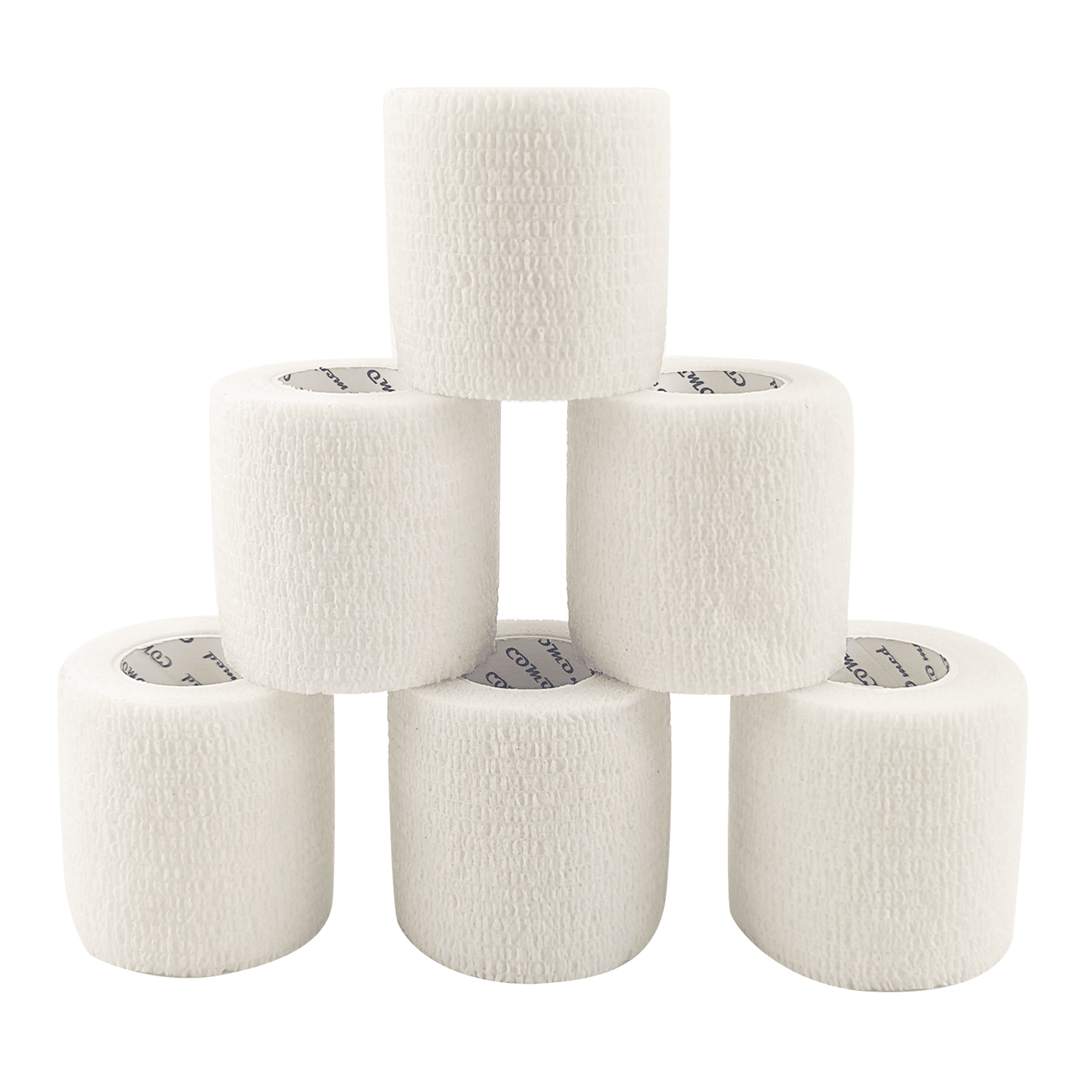 COMOmed Self-Adhesive Bandages First Aid Medical Tape 2" x 5 Yards 6 ...