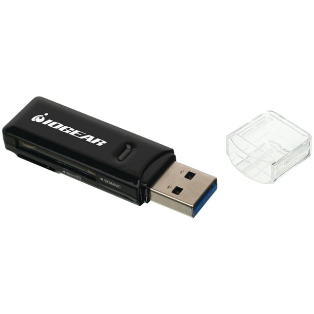 IOGEAR Compact USB 3.0 SDXC/microSDXC Card Reader - Walmart Business ...