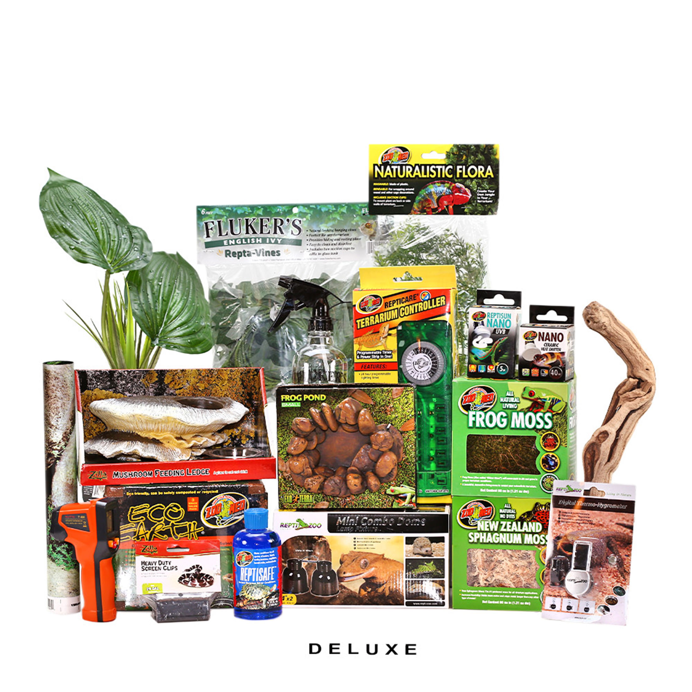 COMPLETE 10 Gallon Tree Frog Setup - Deluxe - Without Tank - Walmart.com