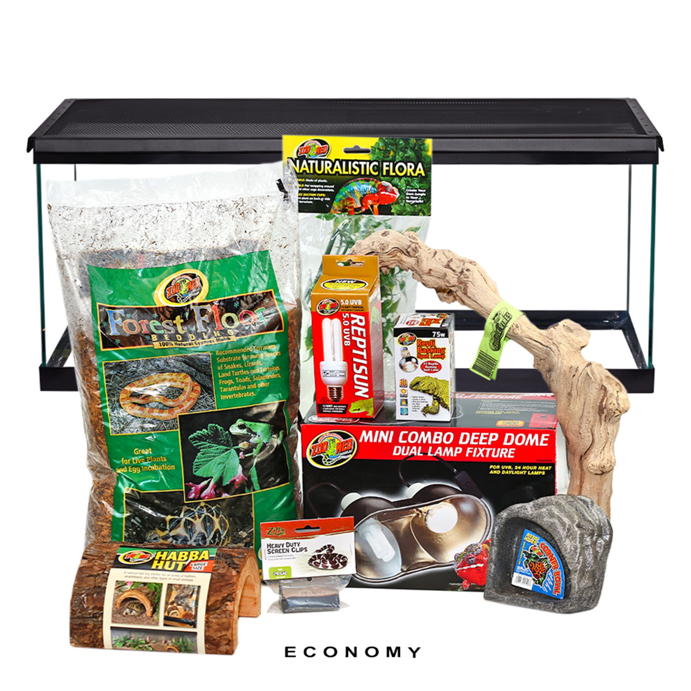 COMPLETE 20 Gallon Baby Corn/King/Milk/Rat Snake Setup - Economy - With ...