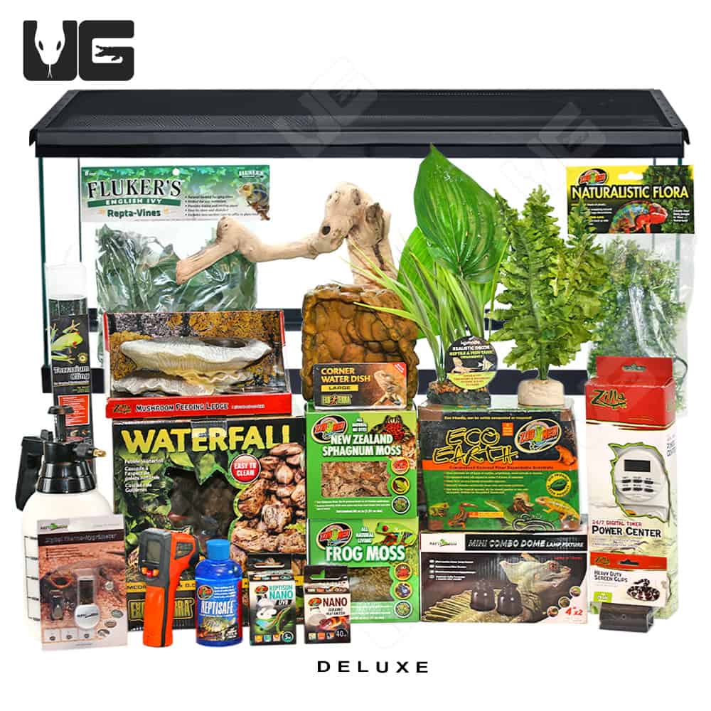 COMPLETE 20 Gallon Tree Frog Setup - Deluxe - With Tank - Walmart.com