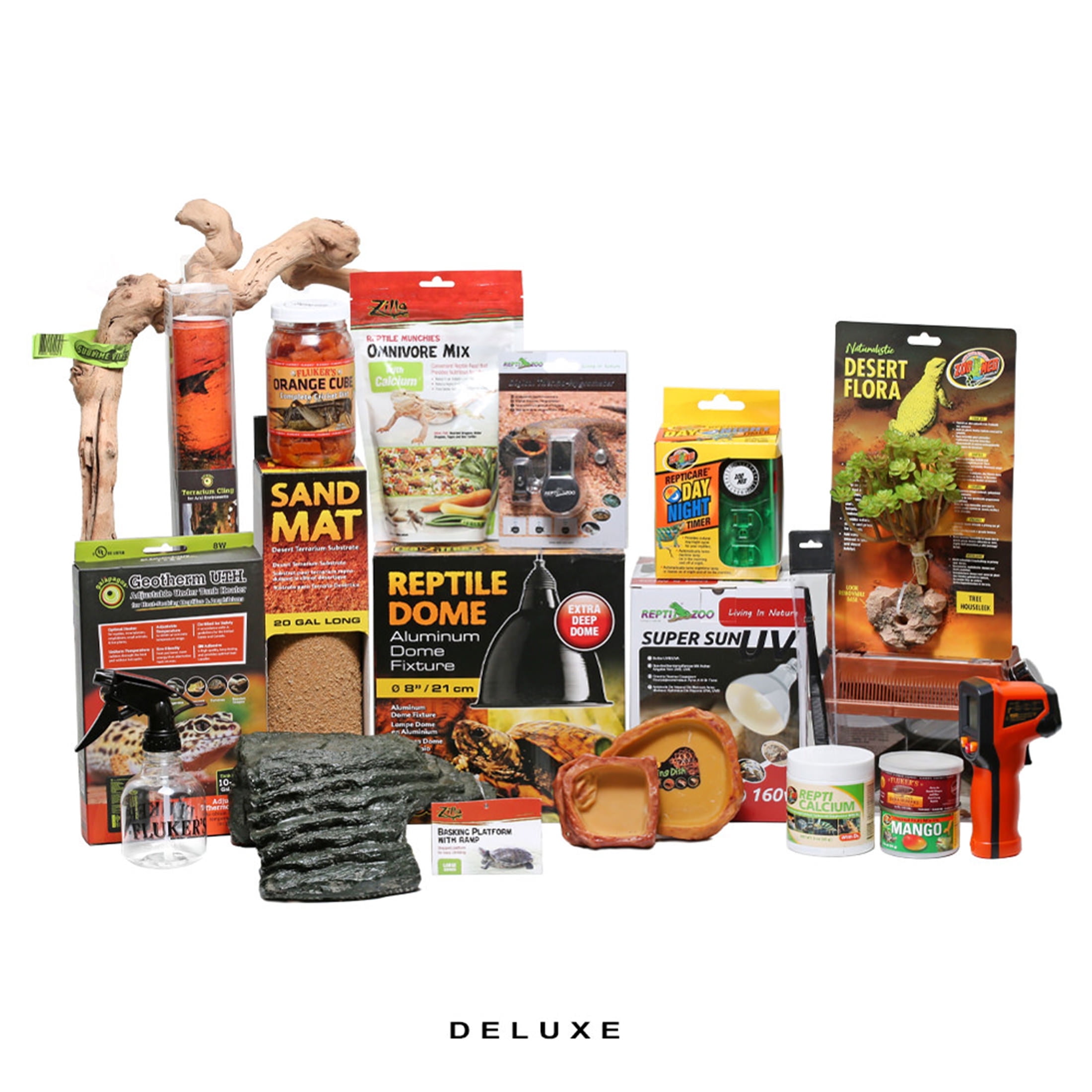 COMPLETE Baby Bearded Dragon Setup - Deluxe - Without Tank - Walmart.com