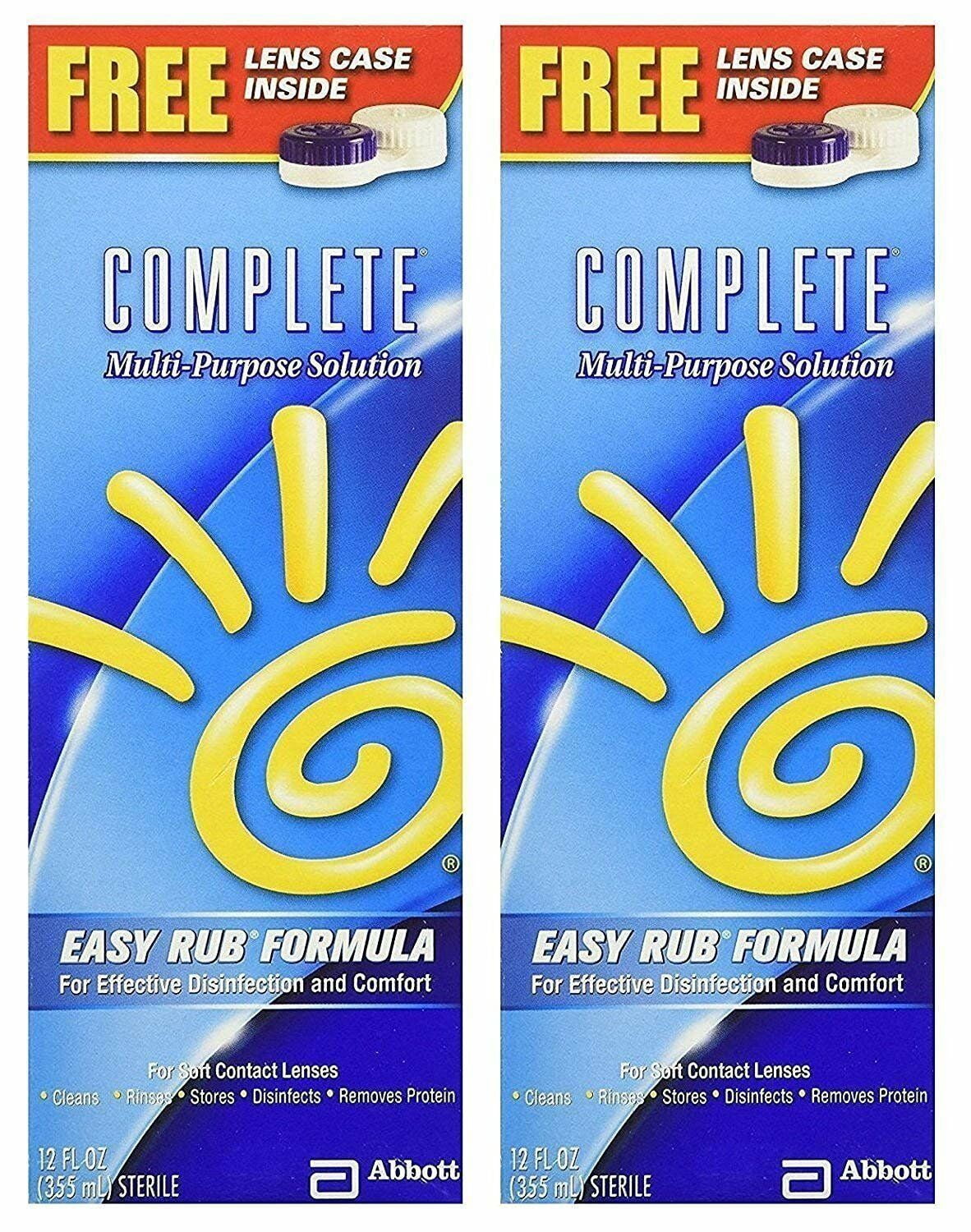 COMPLETE Multi-Purpose Solution Easy Rub Formula 12 oz Pack of 2 ...