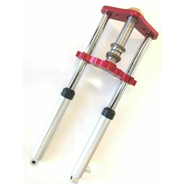 COMPLETE RED FORK TRIPLE TREE CLAMP SUSPENSION FOR PW50 FK12_R ...