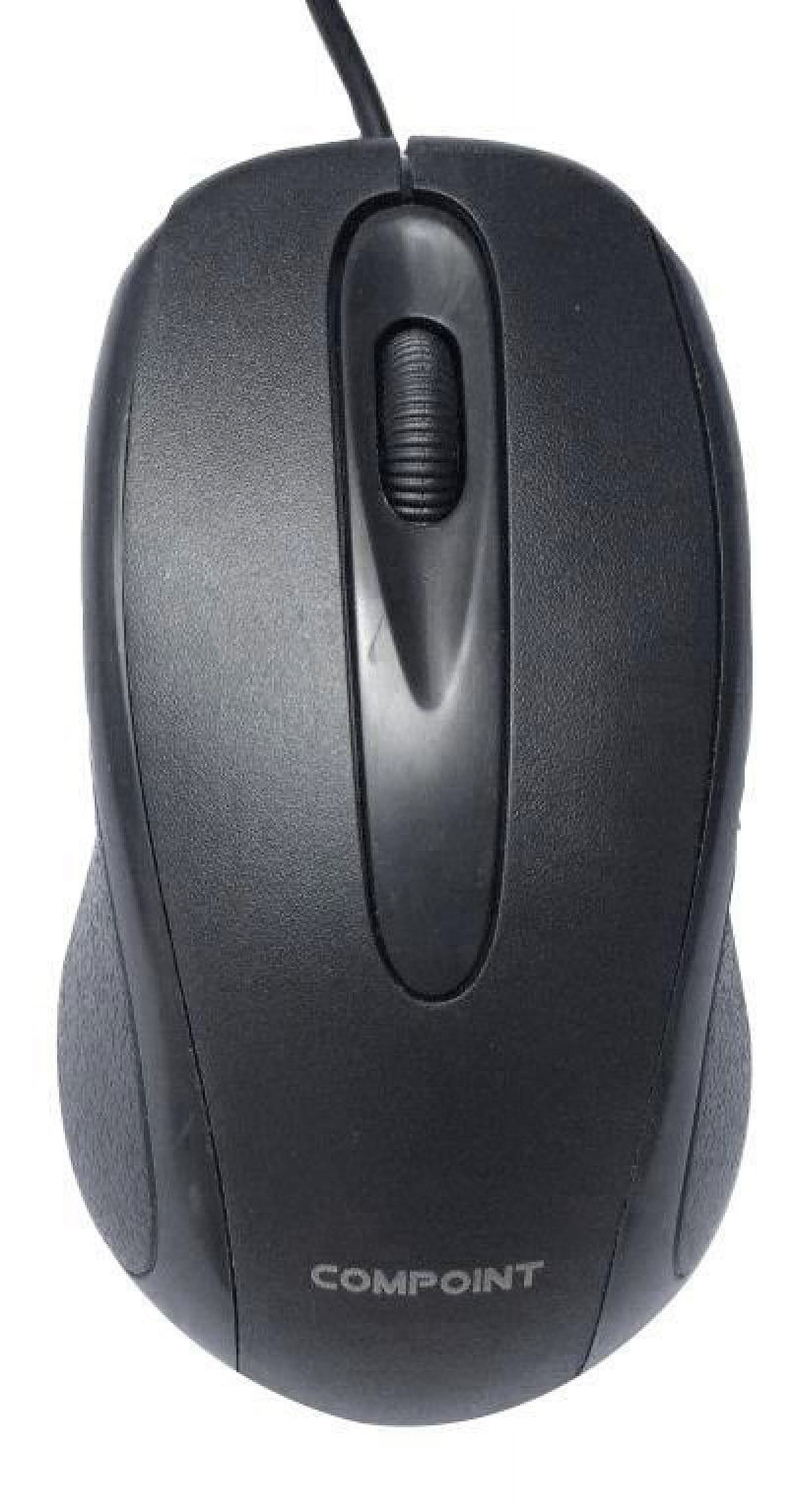 COMPOINT - USB Optical Mouse Black - Walmart.com