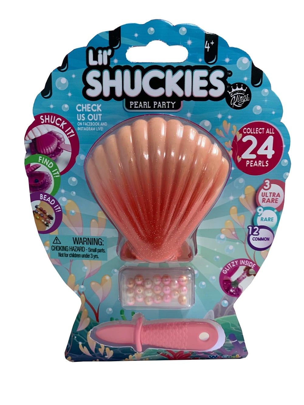 COMPOUND KINGS - Lil' Shuckies Coral Slime Shell - Walmart.com