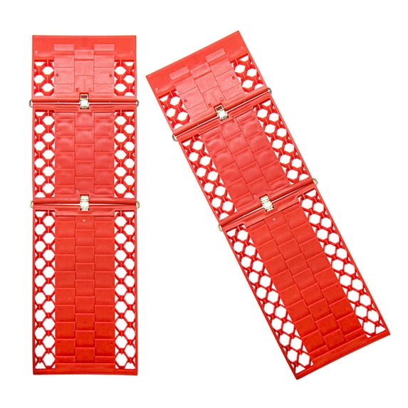 COMPUKAS 1 Pair Off Road Traction Boards Traction Pad Foldable Three ...