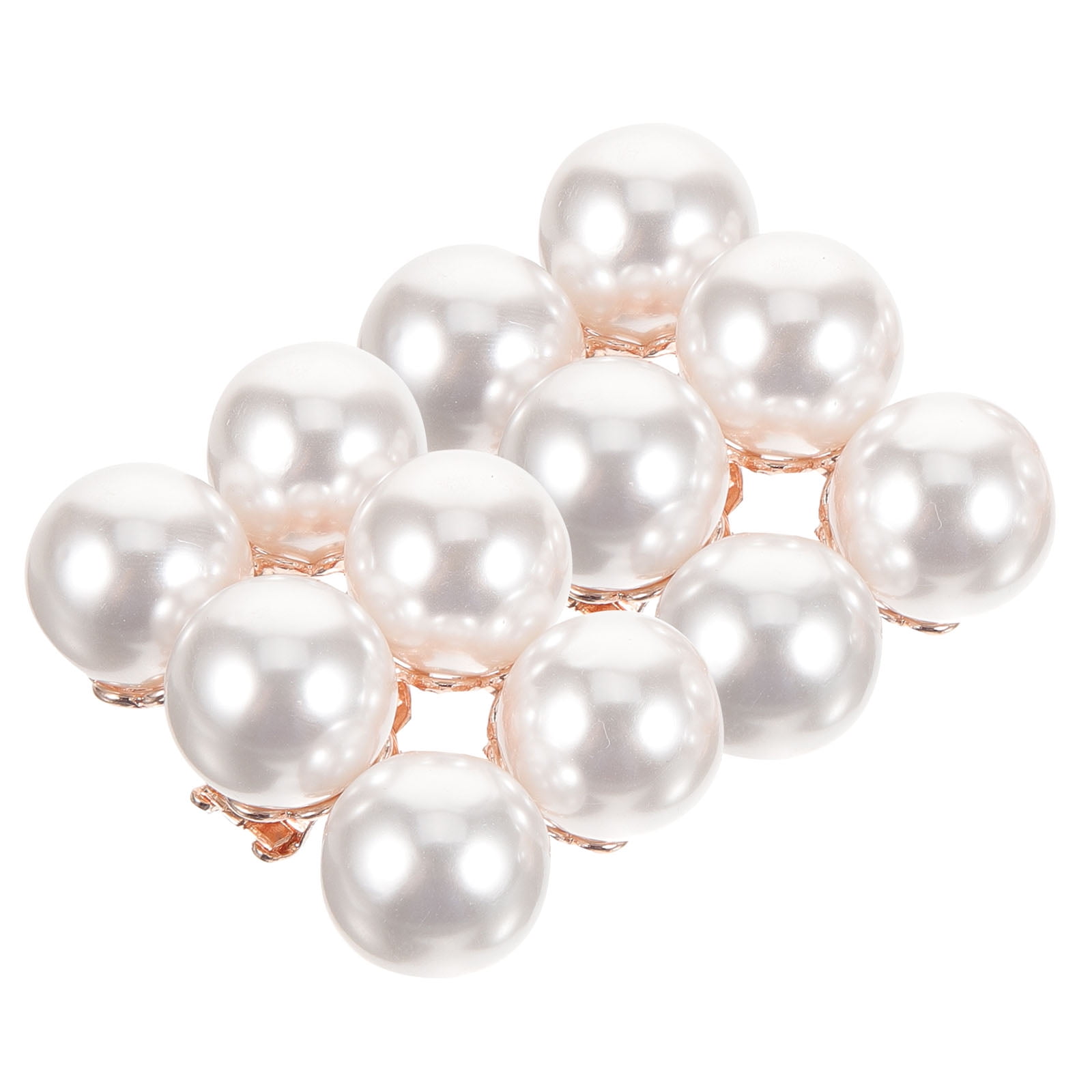 COMPUKAS Pearl Shoe Clips with Detachable Buckles for High Heels and ...