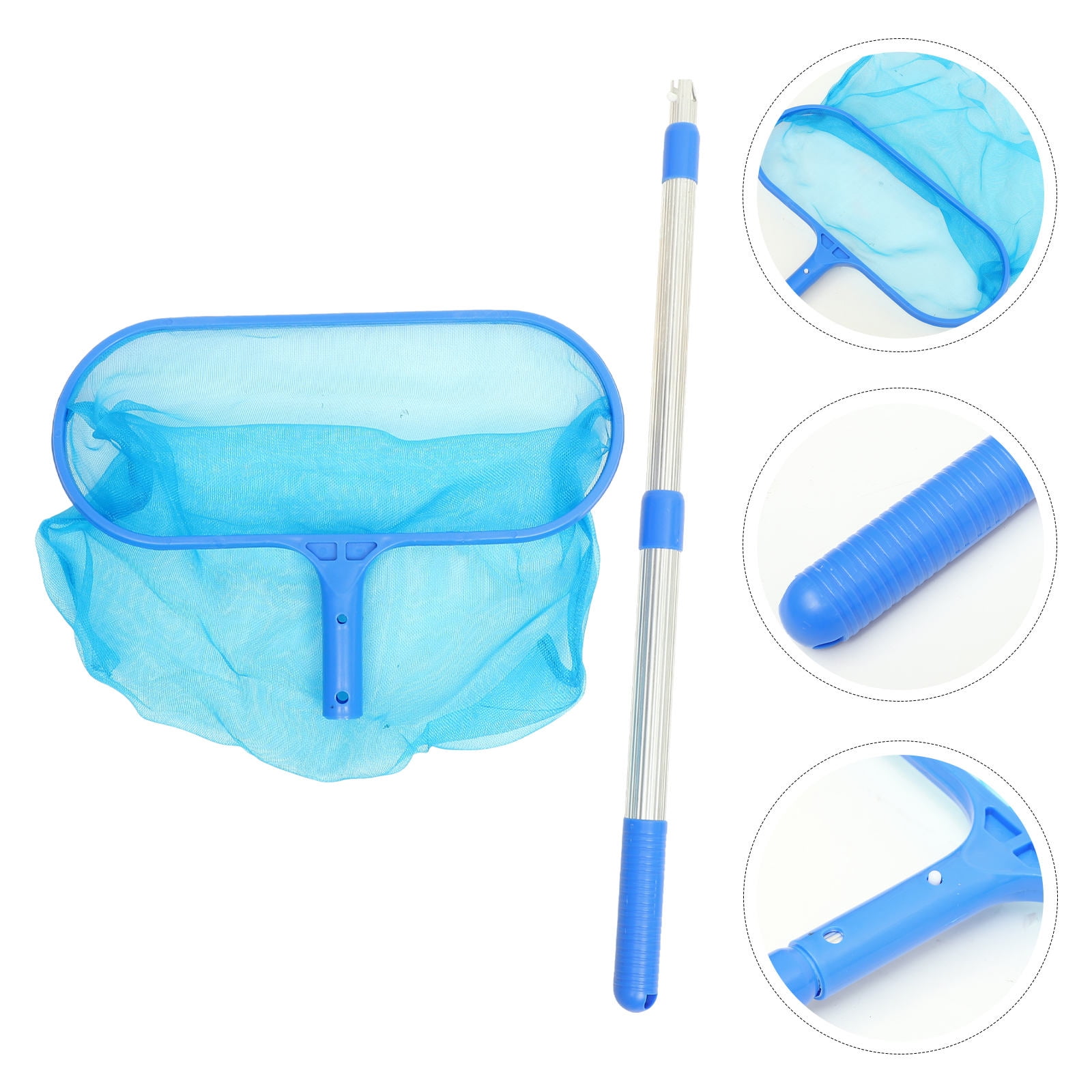 COMPUKAS Swimming Pool Cleaning Accessories Blue Aluminum Alloy 1Set ...