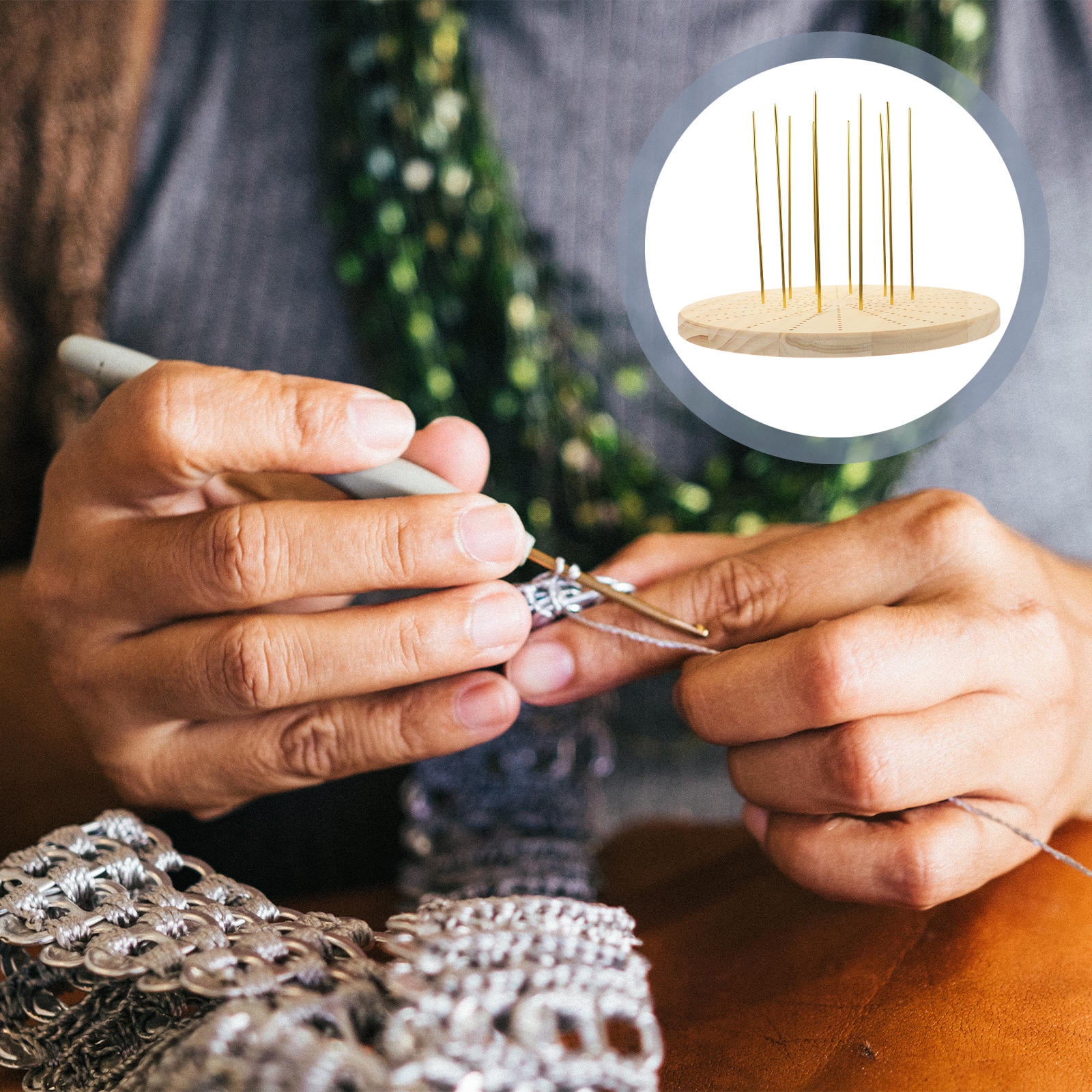 COMPUKAS 1 Set Knitting Stabilizer Board Yarn Blocking Tool Molding ...