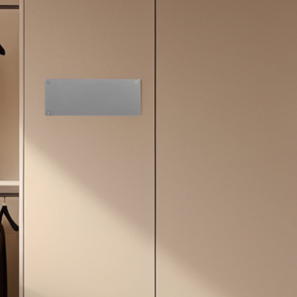 COMPUKAS 10 Pcs Blank Metal Badge Stainless Steel Name Plate for Home ...