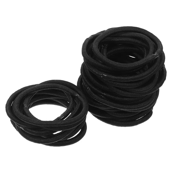 COMPUKAS 100 Pcs Elastic Hair Bands Rubber High Elasticity for Girls ...