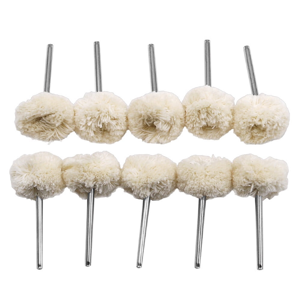 COMPUKAS 10Pack Polishing Mop Buffing Wheel Wool for Furniture and ...