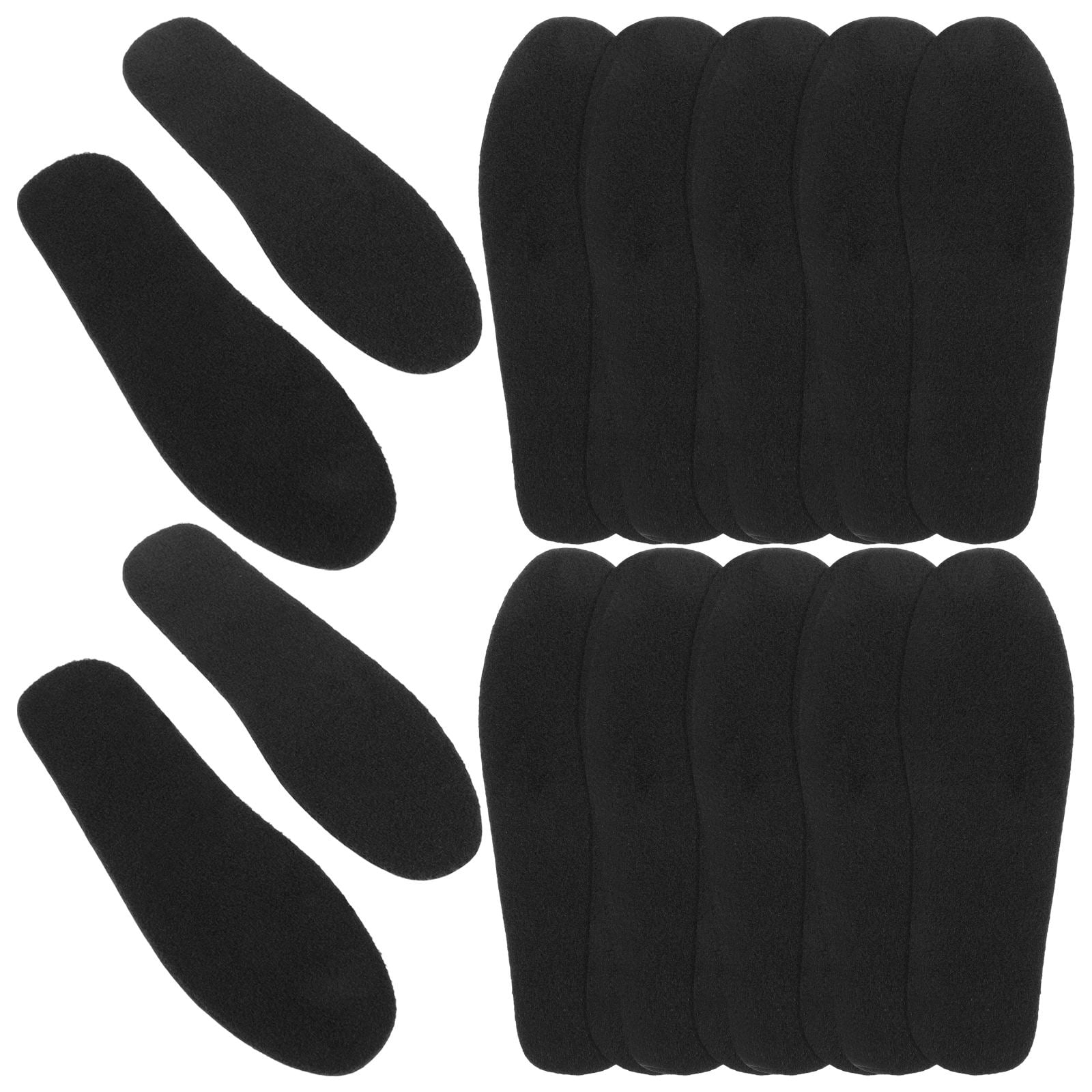 COMPUKAS 10 Pairs Comfortable Shoe Insoles with Felt Material for Men ...
