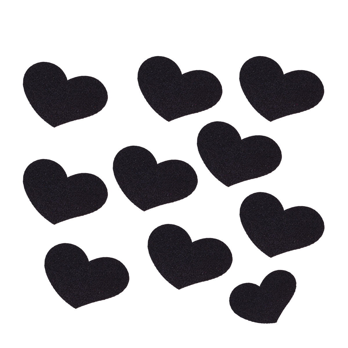 COMPUKAS 10Pcs Hair Bang Stickers Black No Metal Hair Fringe Sticker ...