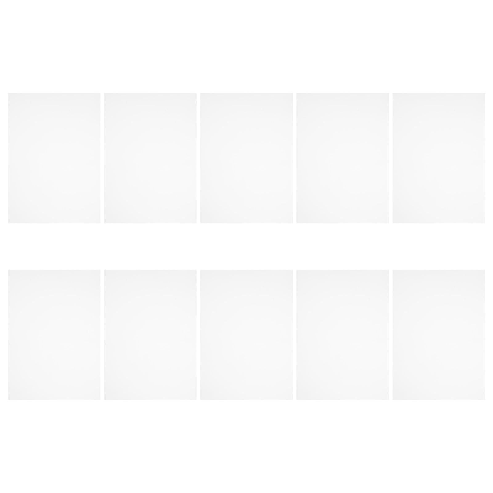 COMPUKAS 10Set Frosted Effect PVC Sheet Transparency Film For Photo Protection Projects ...