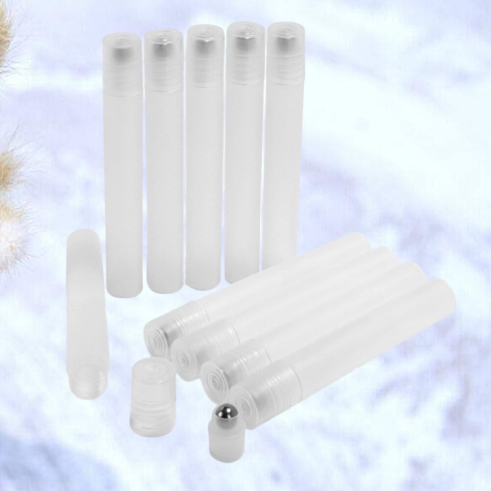 COMPUKAS 10pcs Roller Ball Bottles Assorted Color Refillable Storage ...