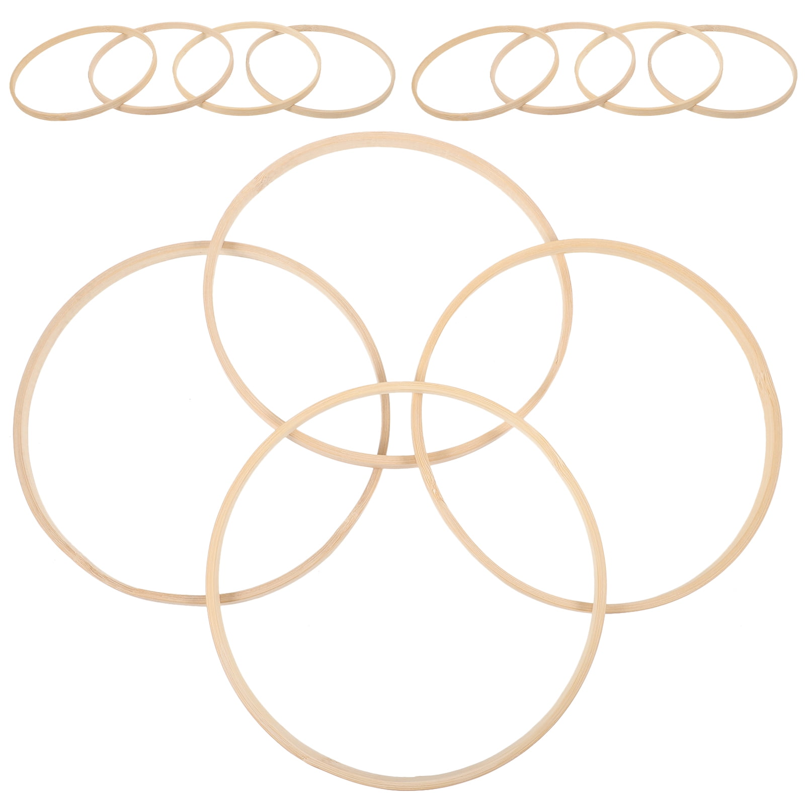 COMPUKAS 12Pcs Dream Catcher Rings Diy Material Craft Frame Home Decor ...