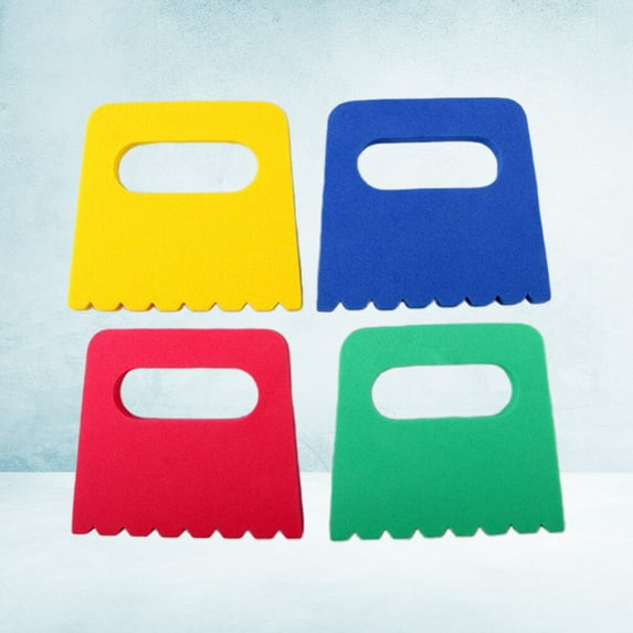 COMPUKAS 12Pcs Scrapers for Kids Paint Scraping Kit Assorted Colors and ...