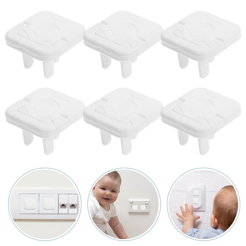 COMPUKAS 15Pcs White Socket Covers Electrical Outlet Covers Safety ...