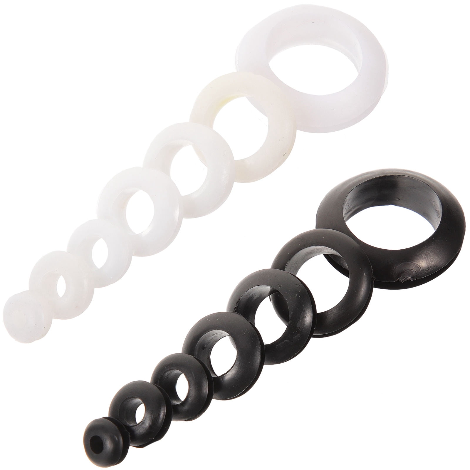 COMPUKAS 180-Piece Assorted Color Nylon Rubber Grommets Set for Ceiling ...