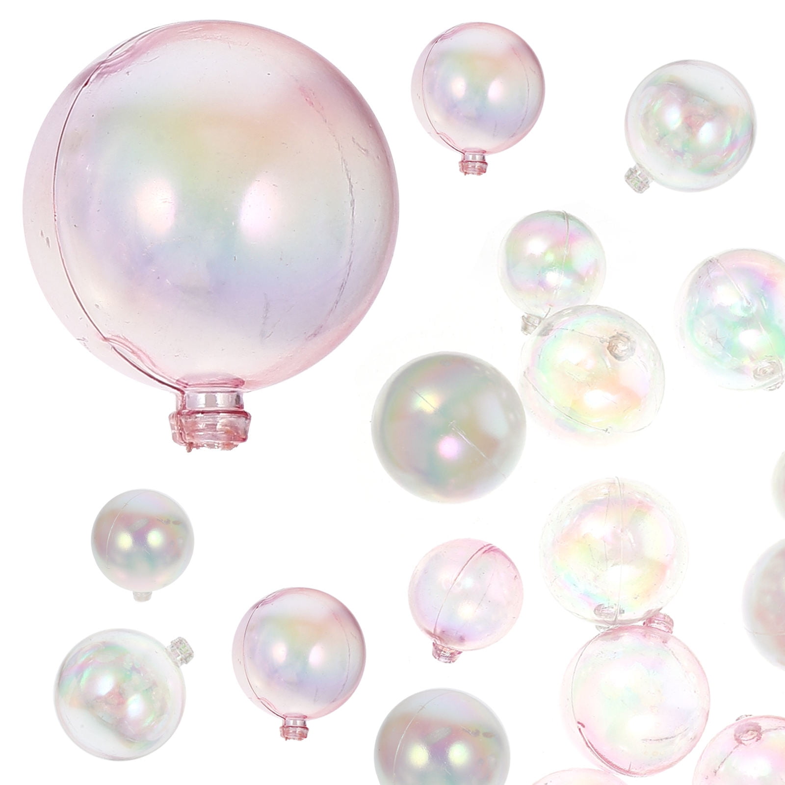 COMPUKAS 18Pcs Glitter Cake Toppers Assorted Color for Birthday and ...