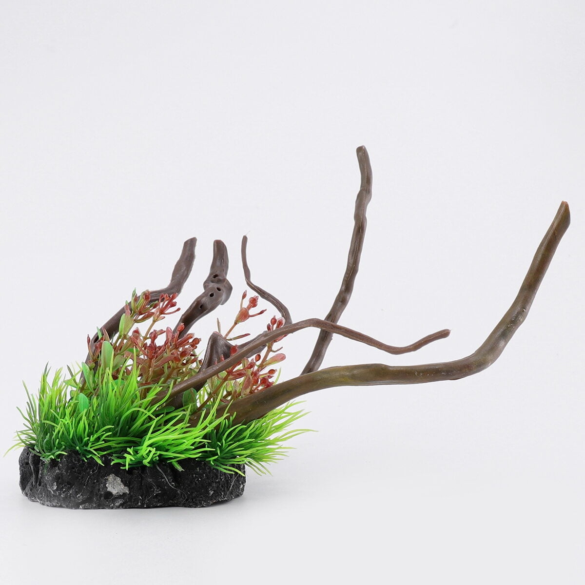 COMPUKAS 1Pack Artificial Water Grass for Aquarium Fish Tank Decoration ...