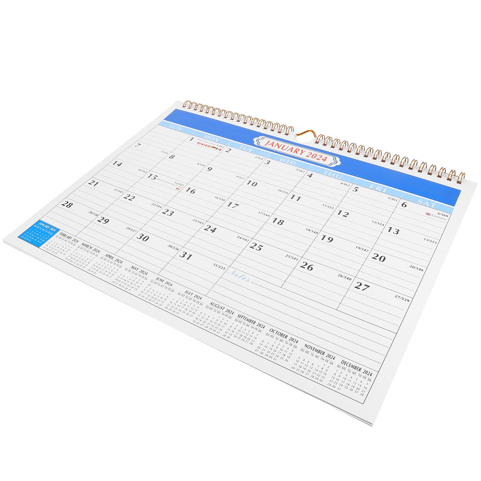 COMPUKAS 1Pack Delicate Hanging Wall Calendar for Time Management and ...