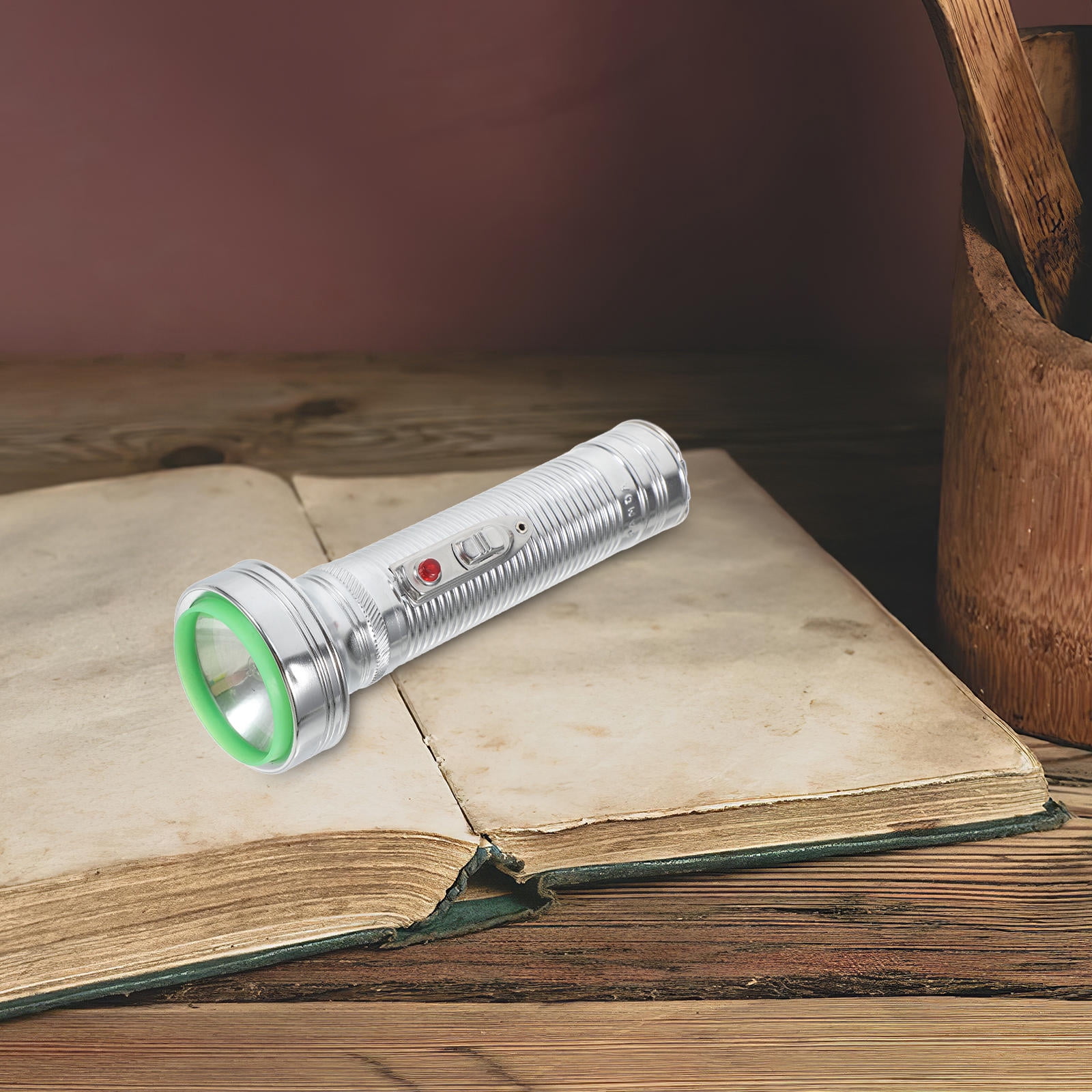 COMPUKAS Retro Flashlight Indoor Display Aluminium 1Set - Walmart.com