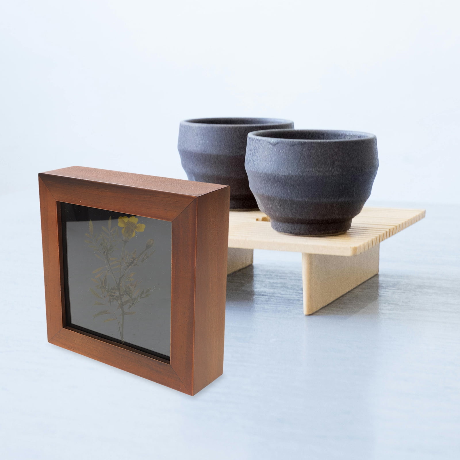 COMPUKAS 1Pack Specimen Frame for Badges and Pins 14.5x14.5x4.4in ...