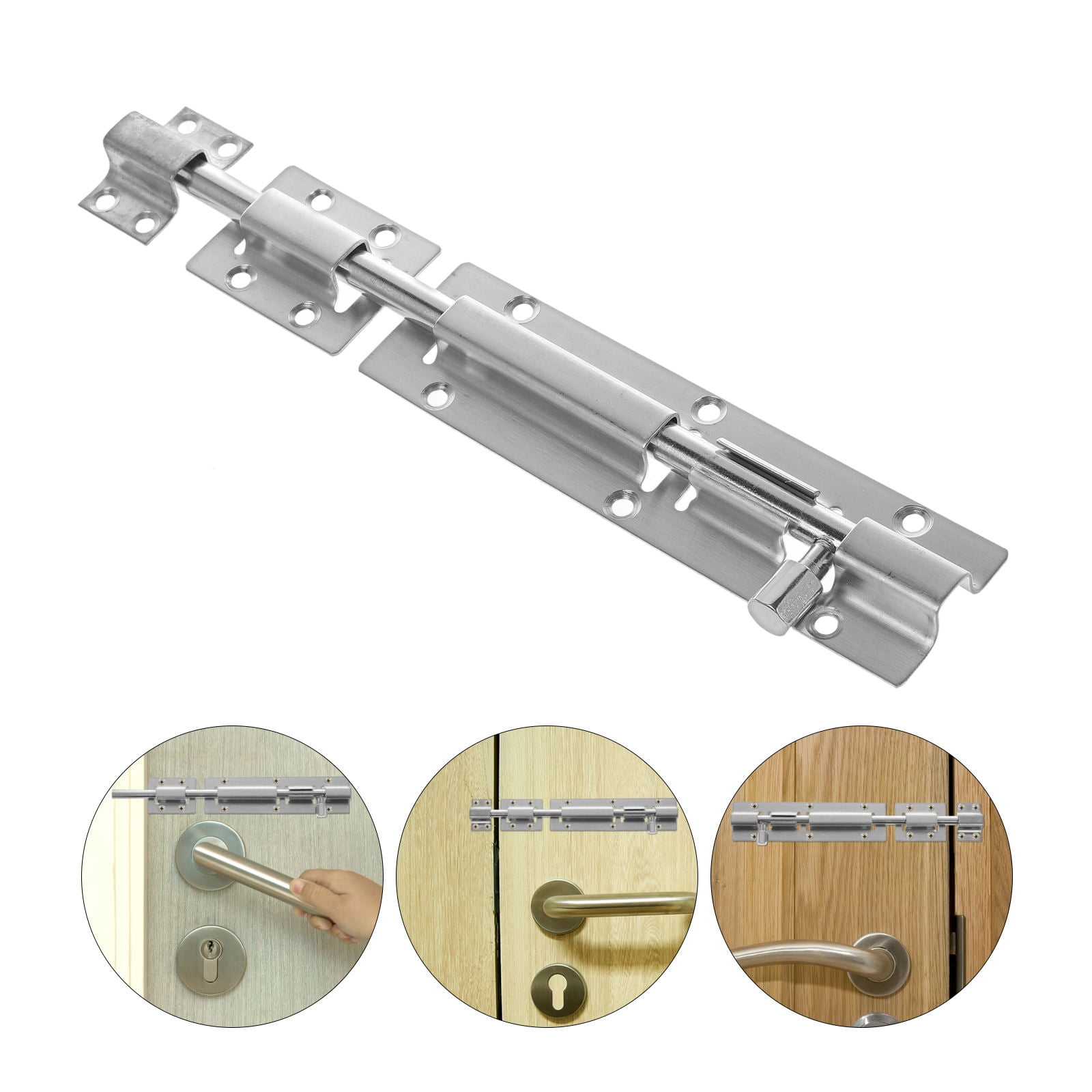 COMPUKAS 1Pack Stainless Steel Two Sided Gate Latch for Business Owners ...