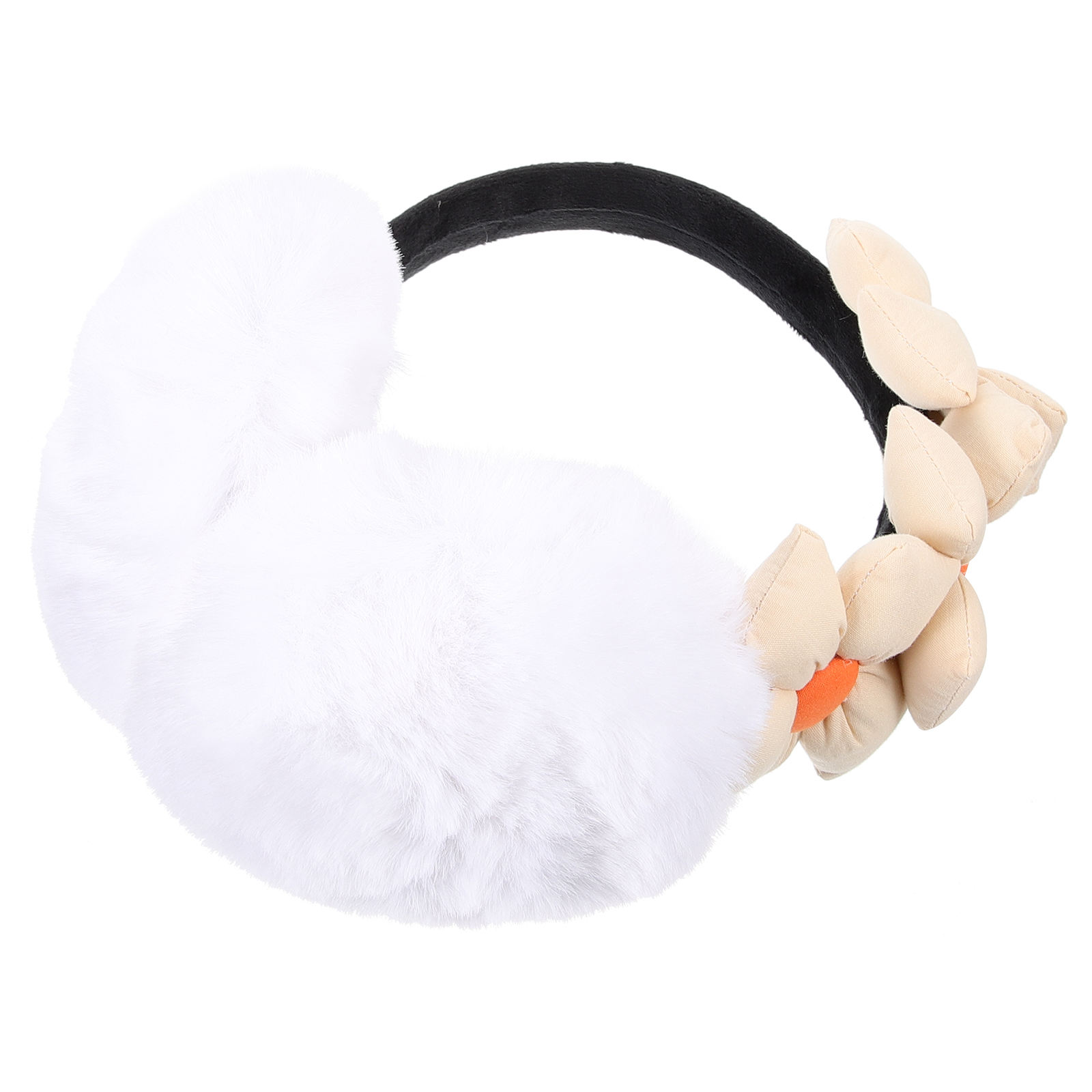 COMPUKAS 1Pcs Elegant Apricot Earmuff Warm Ear Muffs For Camping ...
