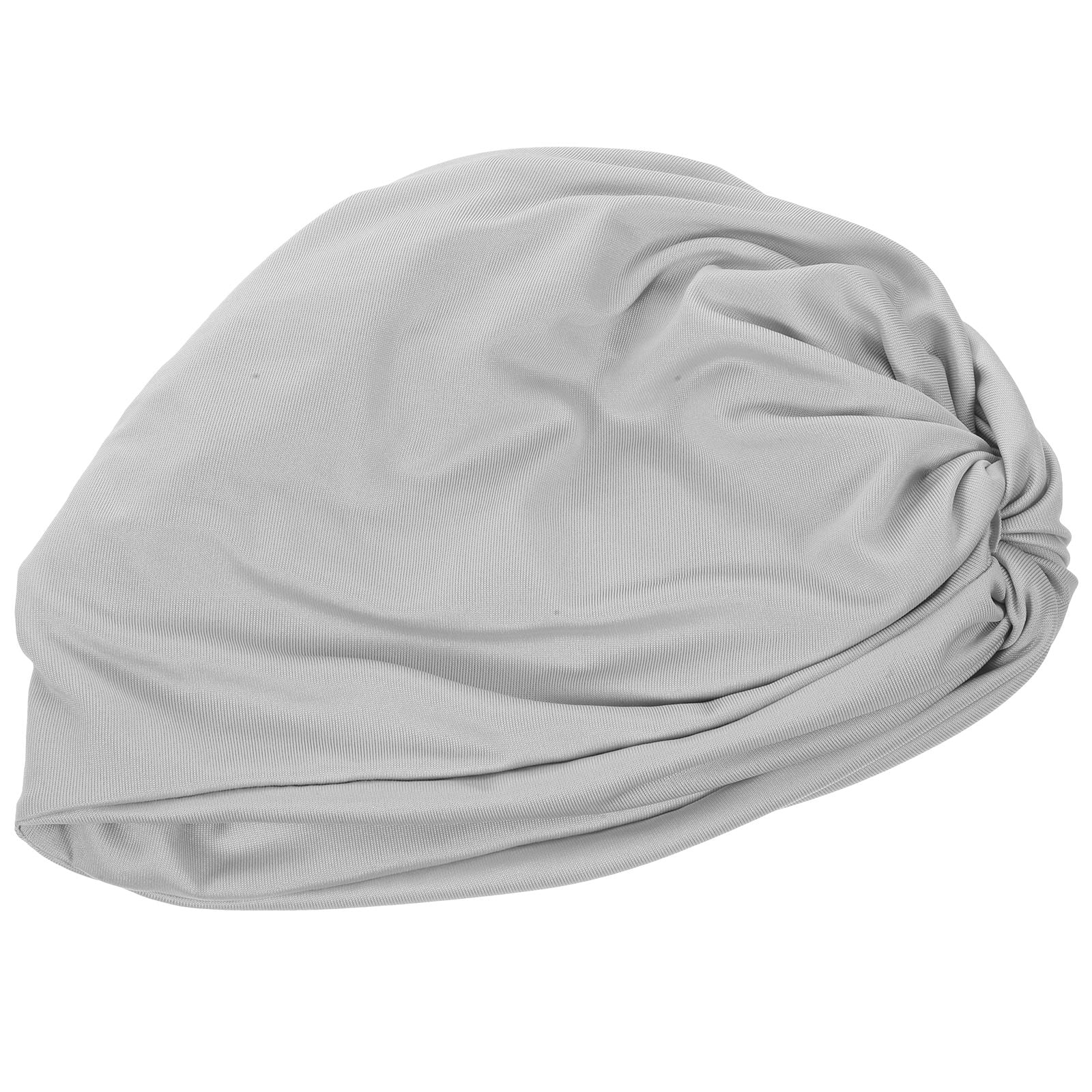 COMPUKAS 1Pcs Grey Nylon Swim Cap for Women with Sun Protection and UV ...