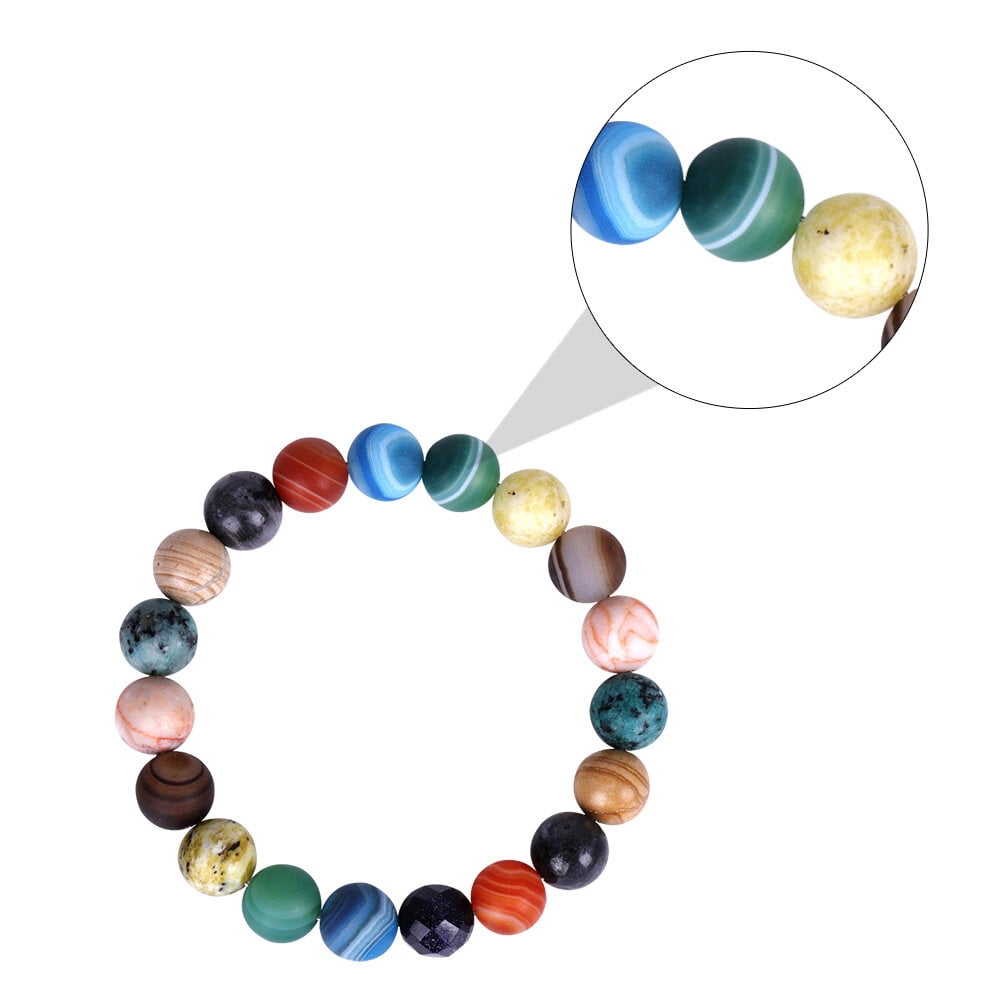 COMPUKAS 1Pcs Space Bracelet with Solar System Planets Model for Women ...