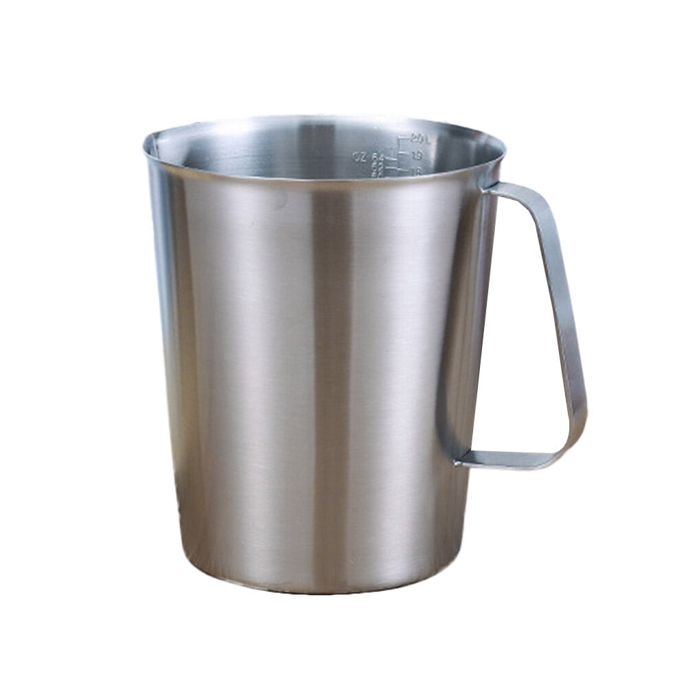 COMPUKAS 1Set Measuring Cup Stainless Steel 14 X 14 X 6.7 In High ...