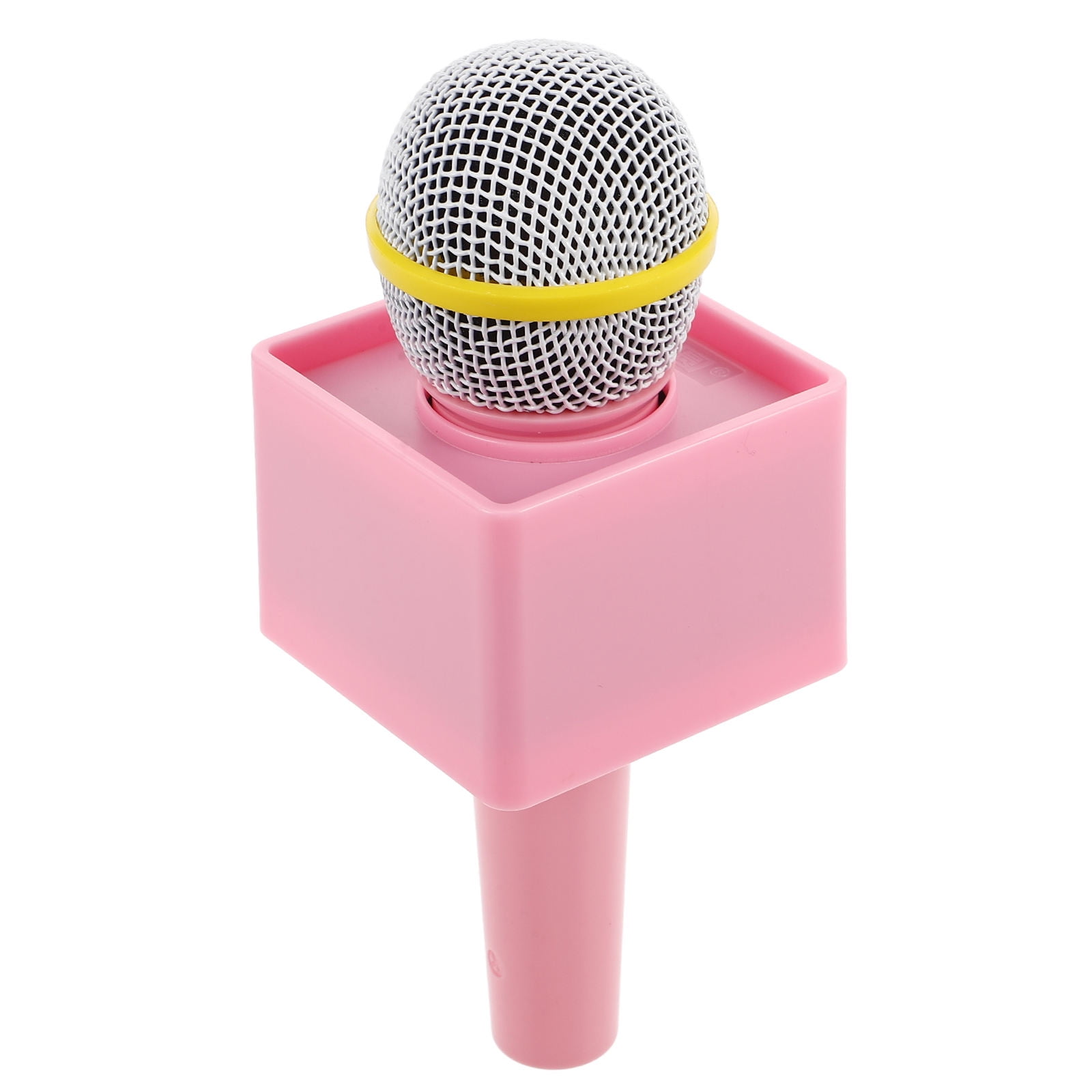 COMPUKAS 1Set Retro Microphone for Kids Pink Plastic Stage Performance ...