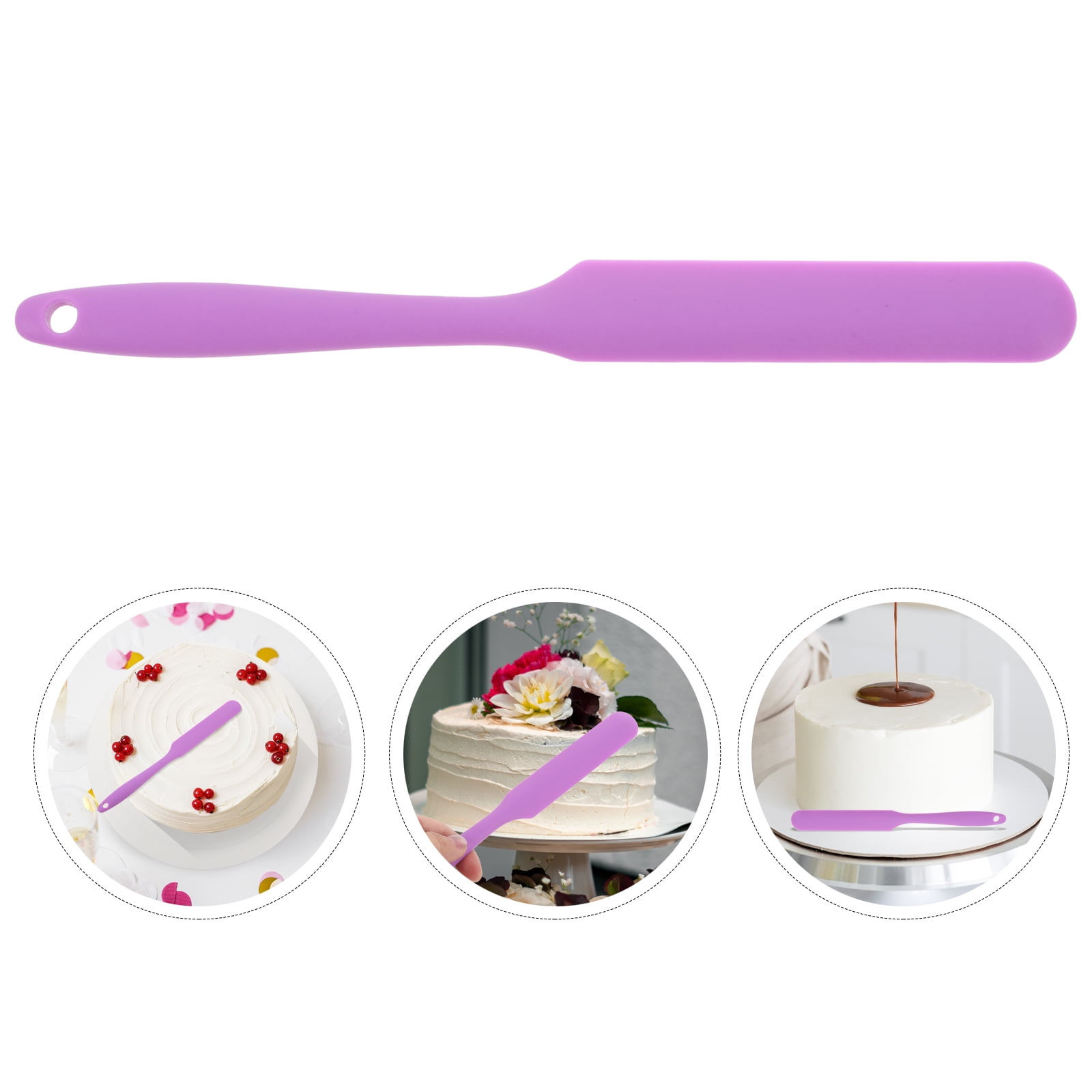 COMPUKAS 1Set Silicone Scraper Tool Baking Enthusiasts High-temperature ...
